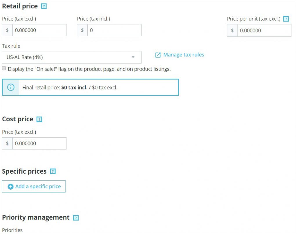 PrestaShop 1.7.5: Create Virtual Product PrestaShop 1.7