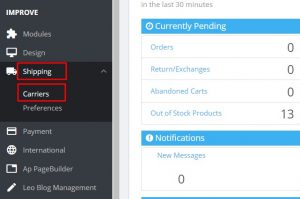 Add Carrier PrestaShop 1.7.5 Fast | Shipping Carrier PrestaShop