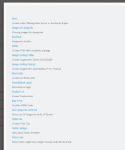 PrestaShop 1.7: Easily Create Menu Widget PrestaShop 1.7