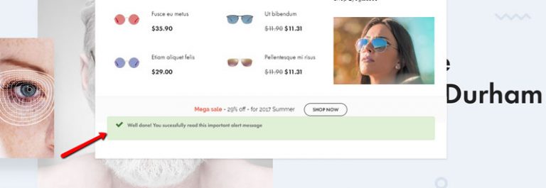 PrestaShop 1.7: Create Alert Message Menu Widget PrestaShop 1.7