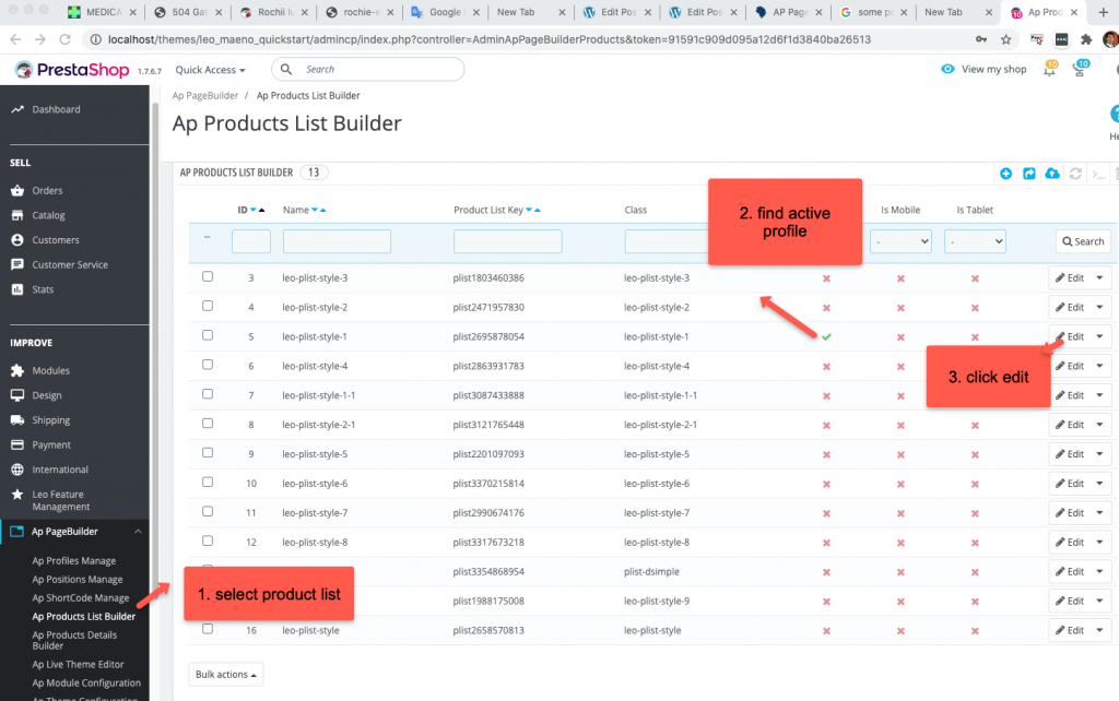 Edit tpl code in product list and product detail ap page builder ...